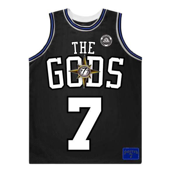 Sacred 7 Jersey - Black & Blue